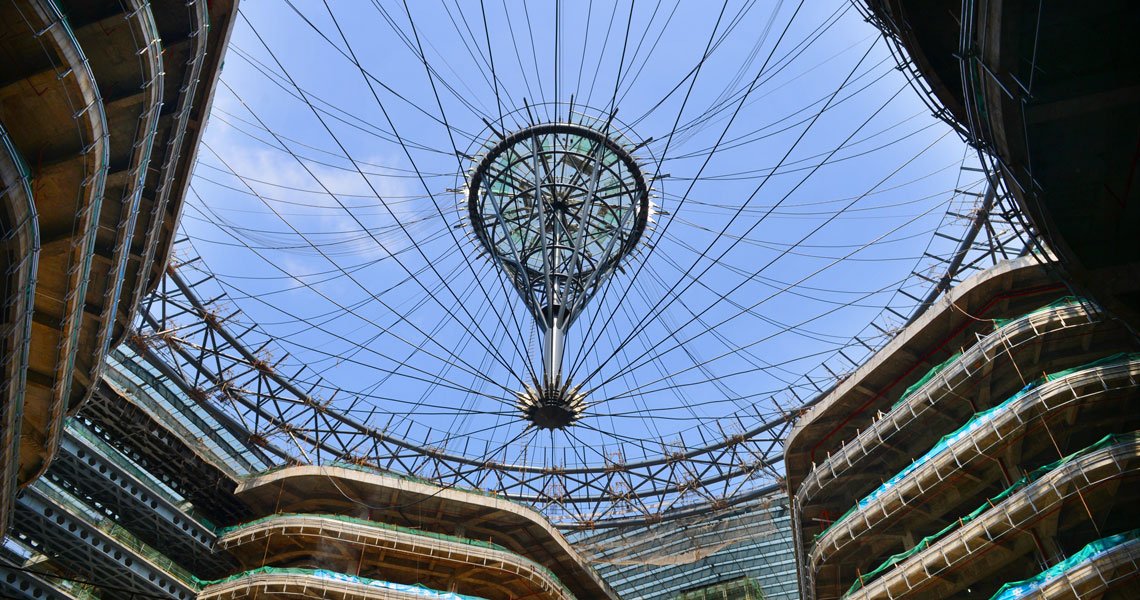 Mall Atrium Roof Cover, Tensile Roof Canopy | Xphili (China)