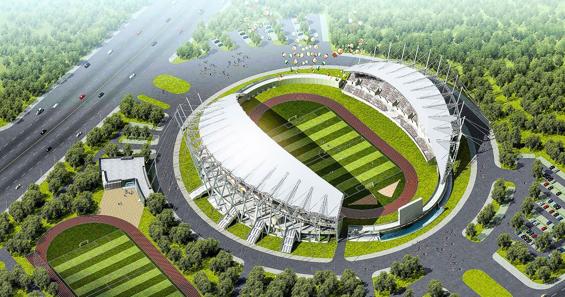 Stadium Tensile Membrane Structure, Stand Shade Structure | Xphili (China)